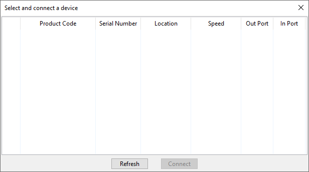 First connection to Ellipse box