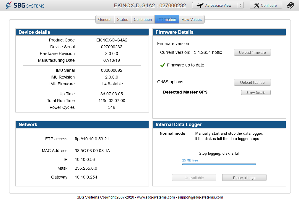 Firmware update procedure